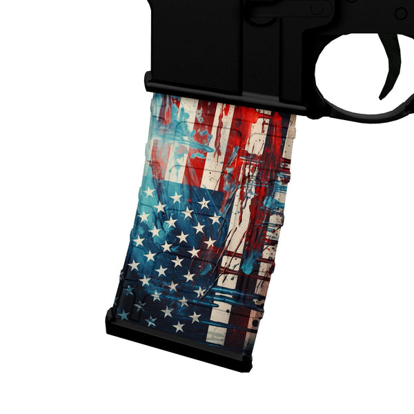 AR-15 M4 M16 Mag Skin - USA Flag